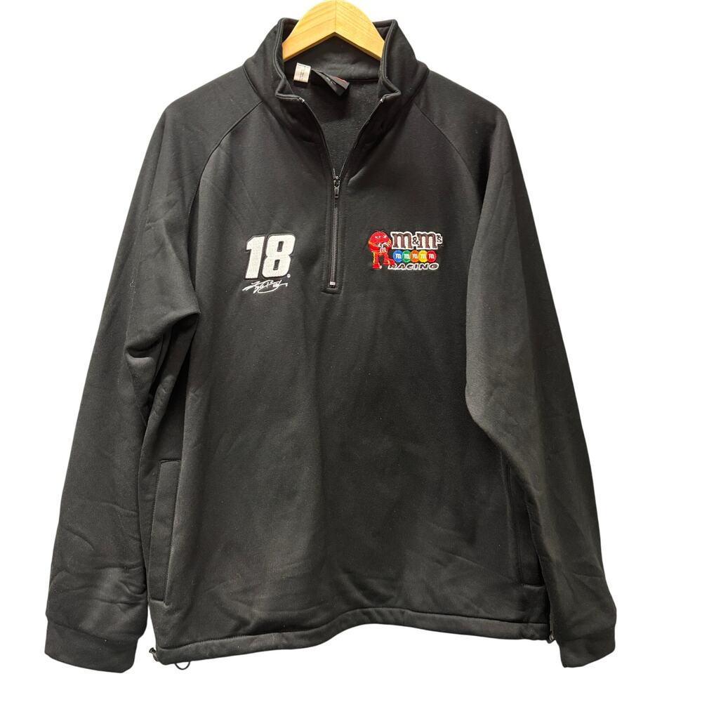 Kyle Busch M&M's Nascar Jacket Mens Large Black Chase… - Gem